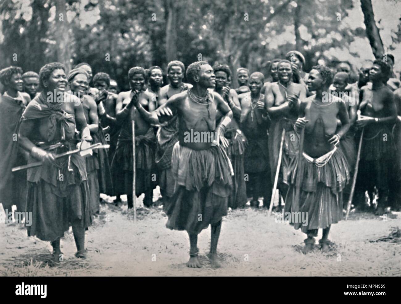 An African witches' dance, 1912. Artist: H Exton Stock Photo - Alamy