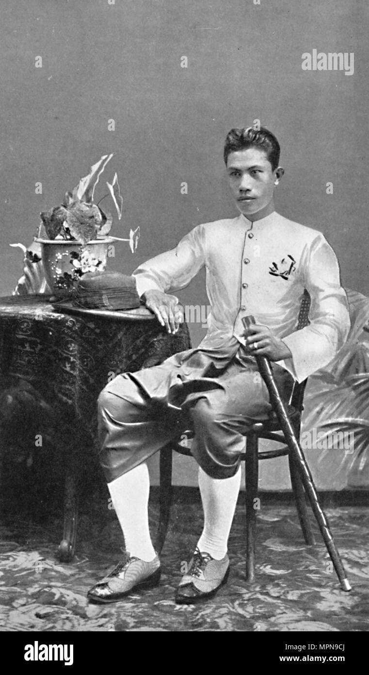 A Siamese gentleman, 1902. Artist: HW Rolfe Stock Photo - Alamy