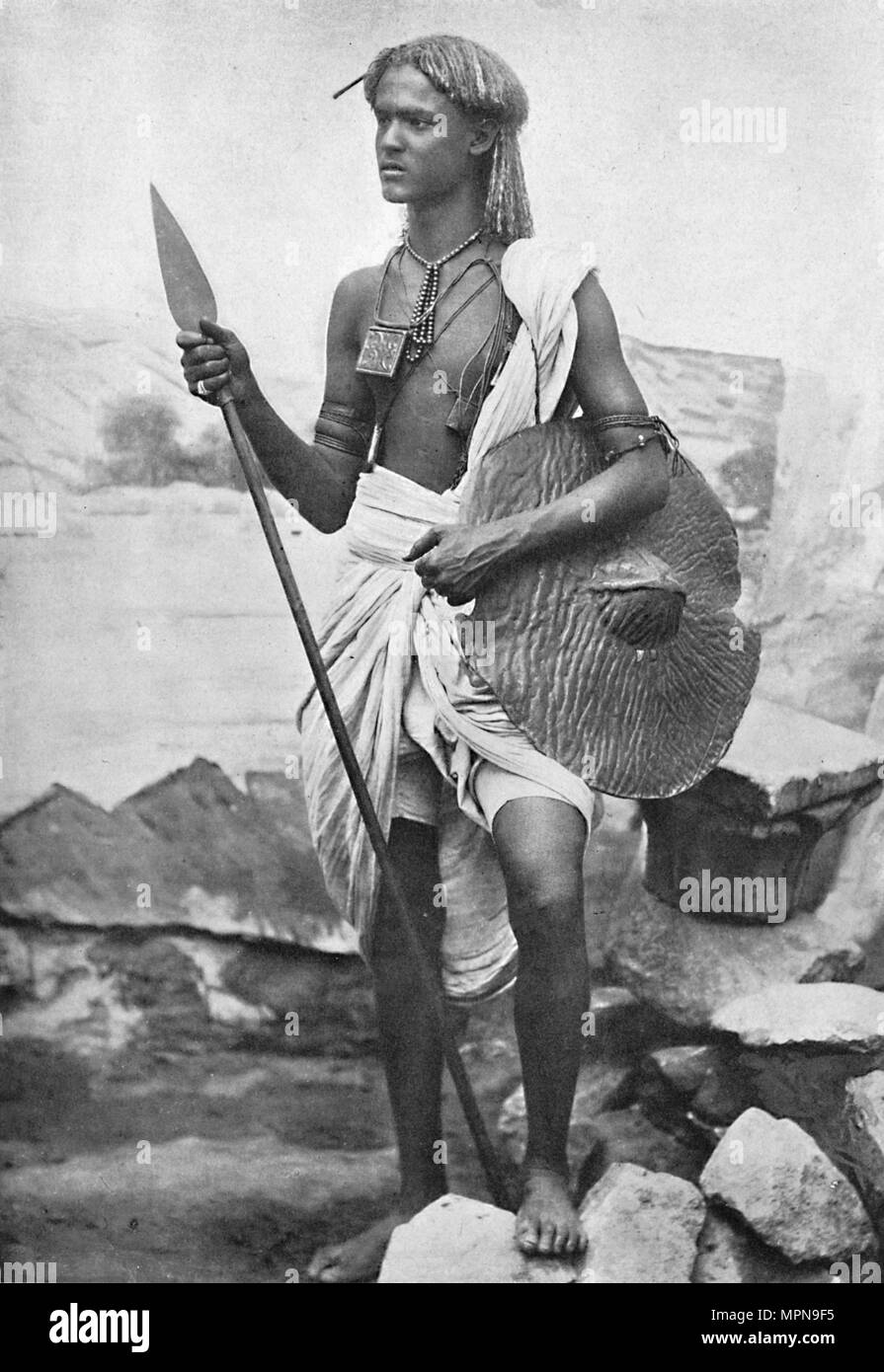 A Bishari Hamite, Nubian Desert, between the Nile and the Red Sea, 1912 ...