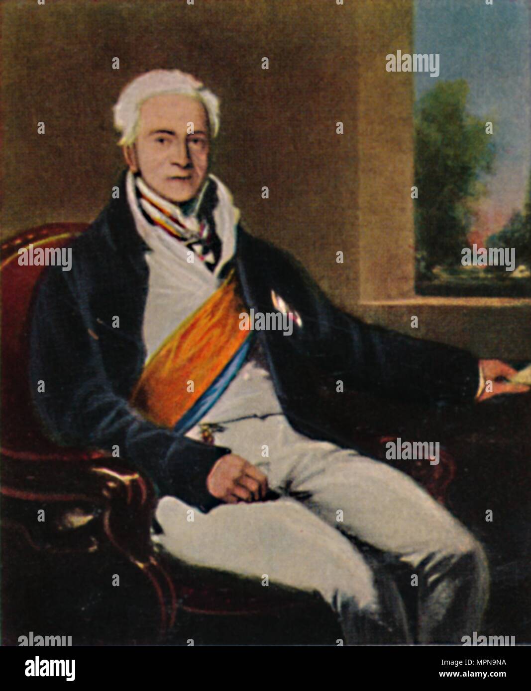 'Staatskanzler Fürst Hardenberg 1750-1822. - Gemälde von Lawrence ...