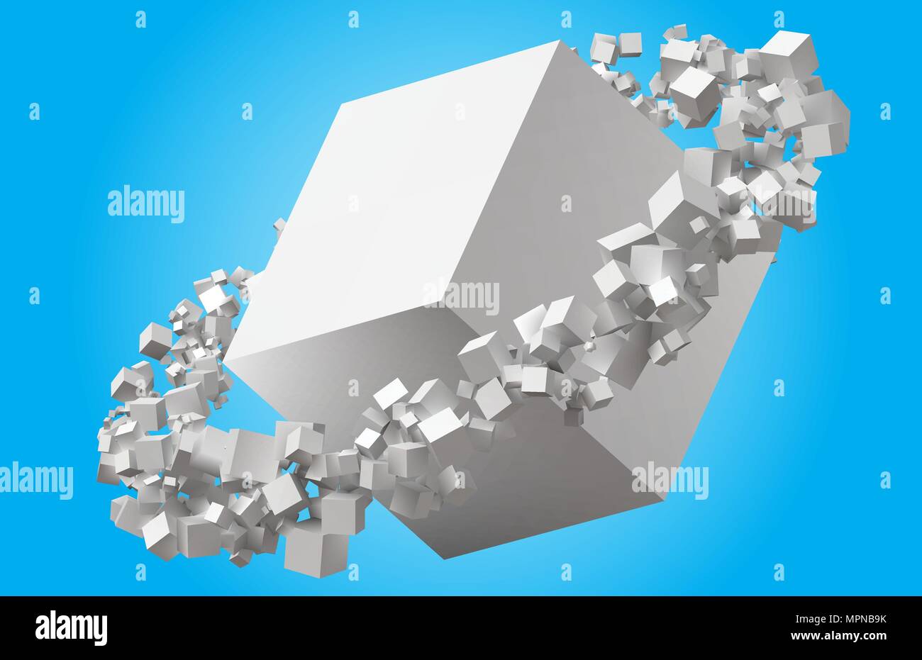 Cubic structure rotating hi-res stock photography and images - Alamy