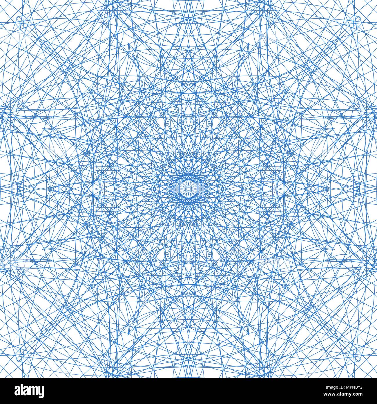 Guilloche seamless pattern rosette for different use: certificate, play ...