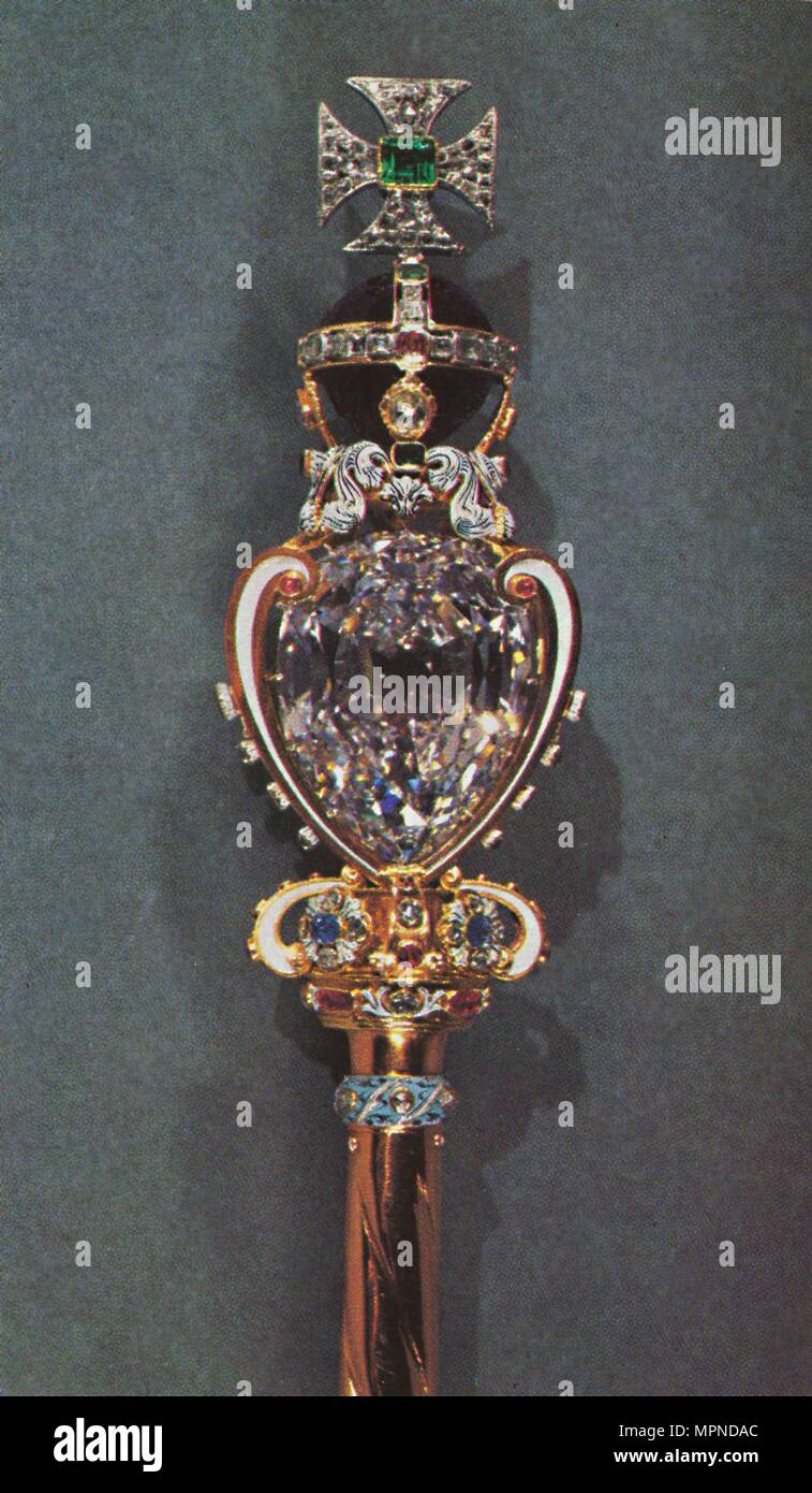 'The head of the Sceptre with the Cross', 1953. Artist: Robert Viner ...