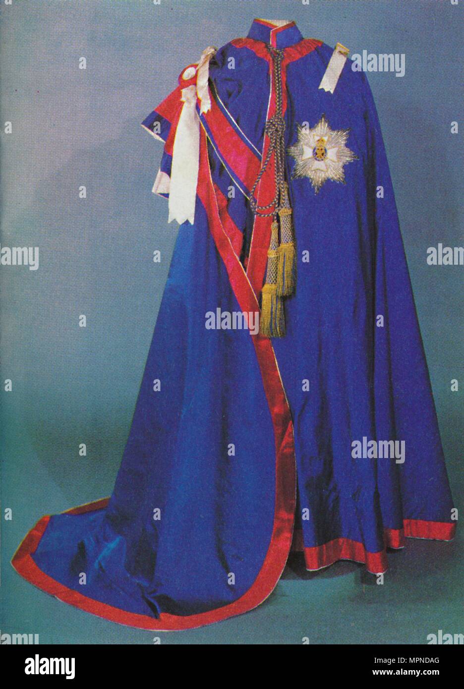 'Robes of the Royal Victorian Order', 1953. Artist: Unknown Stock Photo ...