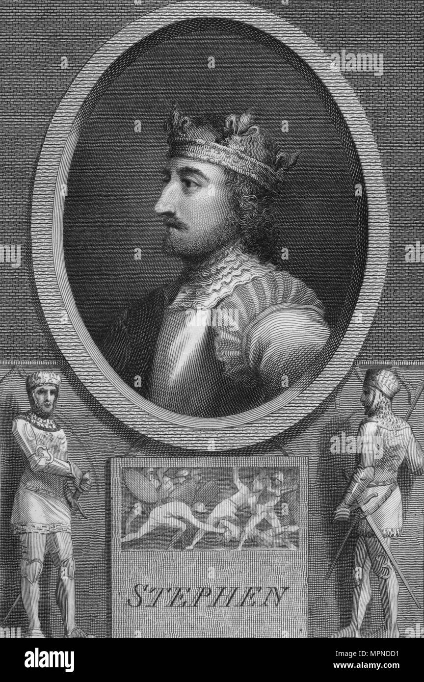 King stephen 12th century hi-res stock photography and images - Alamy