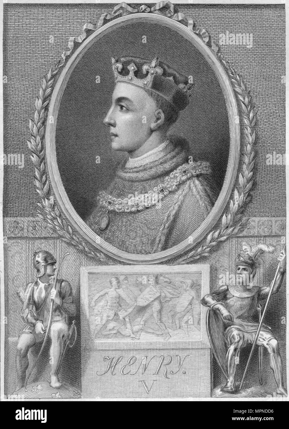 King henry v portrait england Black and White Stock Photos & Images - Alamy