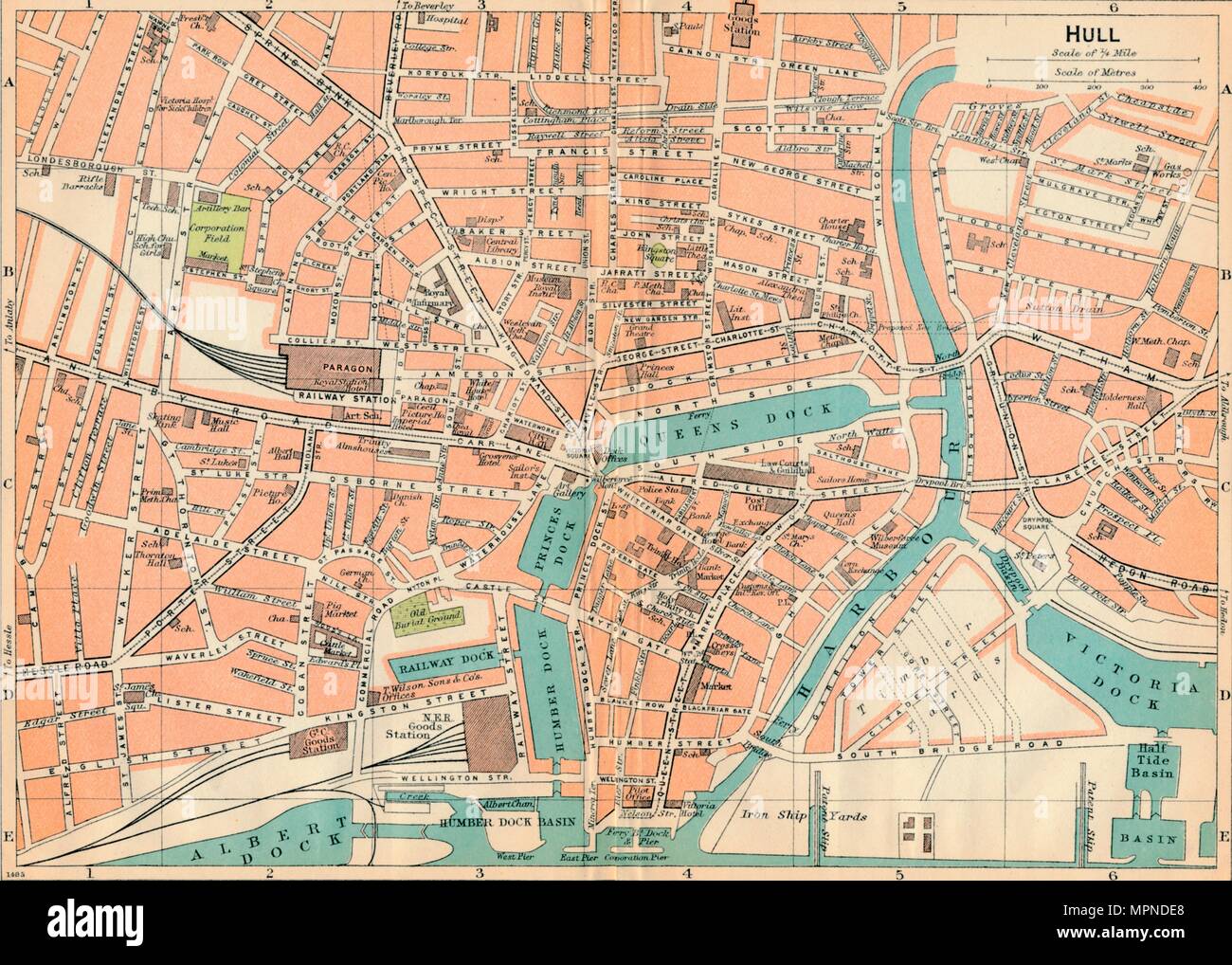 East riding map hi-res stock photography and images - Alamy
