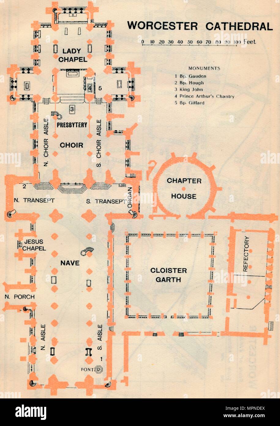Worcester cathedral floor plan worcestershire hi-res stock photography ...