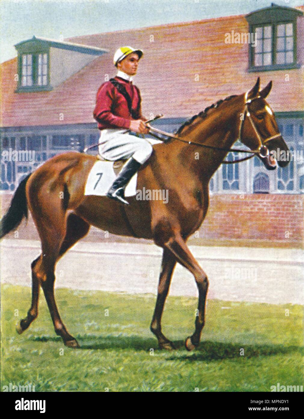 Senor, Jockey: J. Crouch', 1939. Artist: Unknown Stock Photo - Alamy