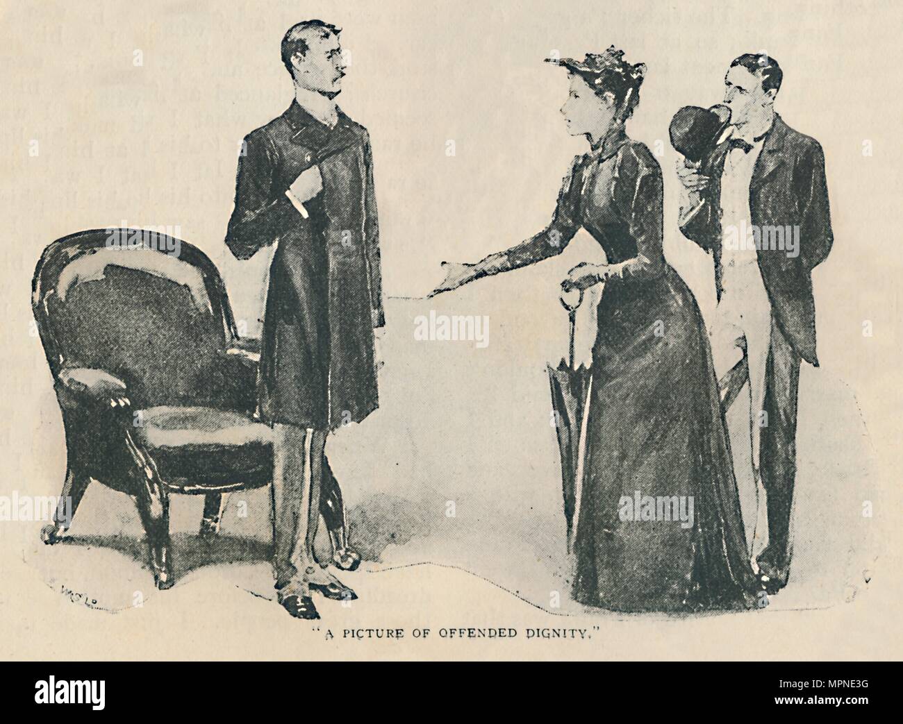 Offended people illustration hi-res stock photography and images - Alamy