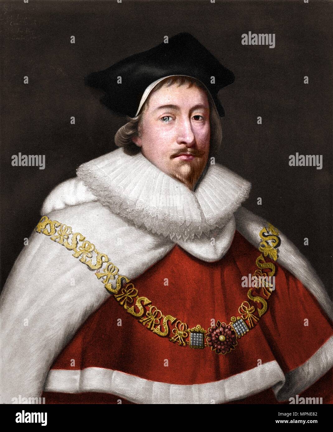 'Sir Edward Coke', c16th century, (1904). Artist: Cornelius Janssen van ...
