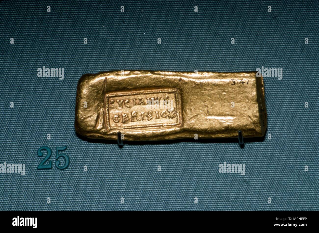 Roman Gold Bar, c4th-5th century. Artist: Unknown Stock Photo - Alamy