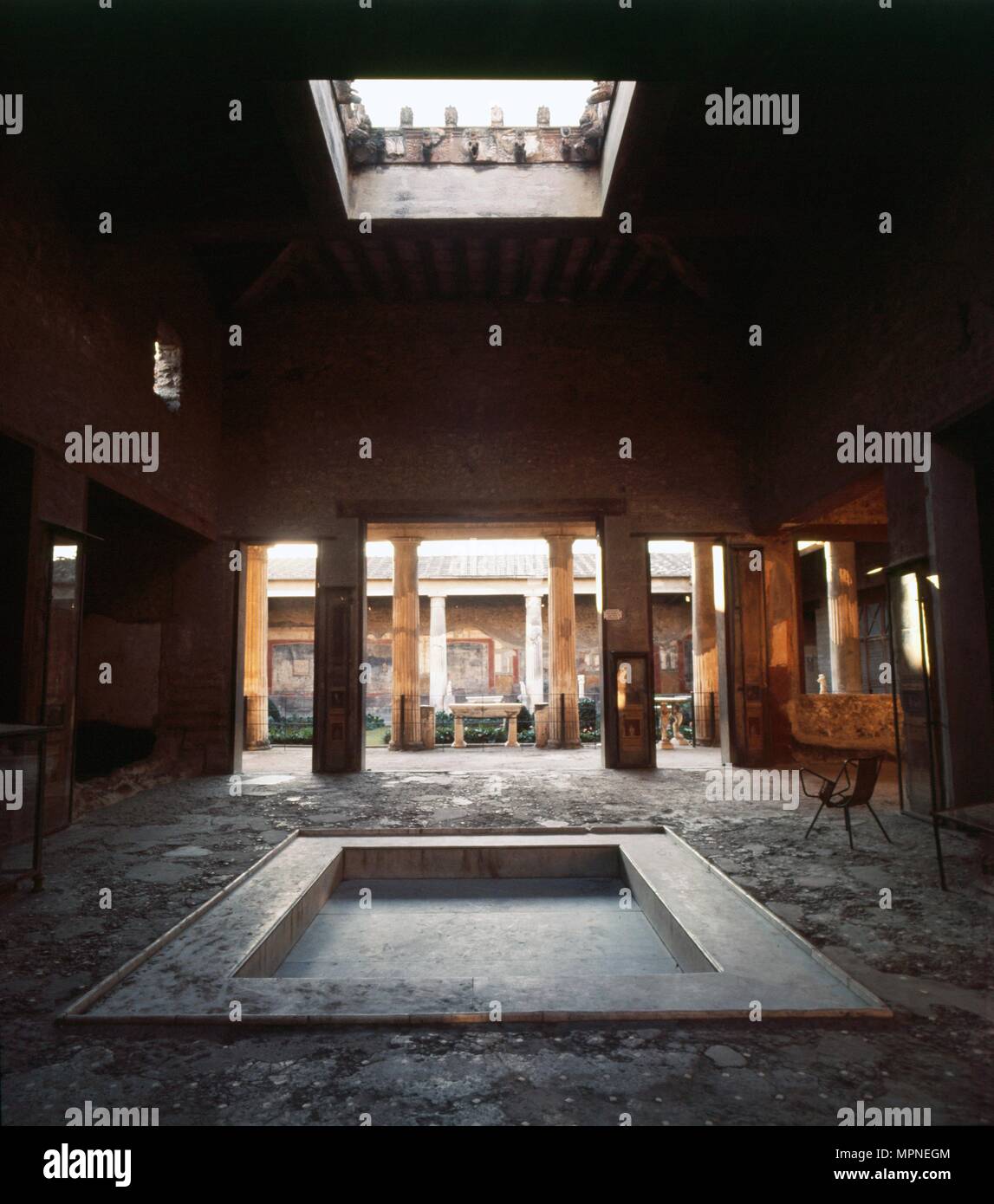View through Atrium to Peristyle and Gardens. House of the Vettii ...