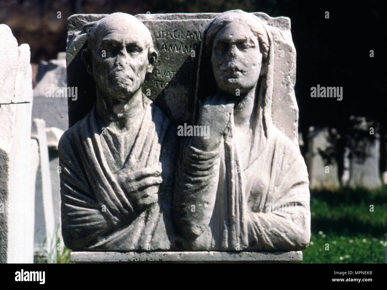 Roman gravestone hi-res stock photography and images - Alamy