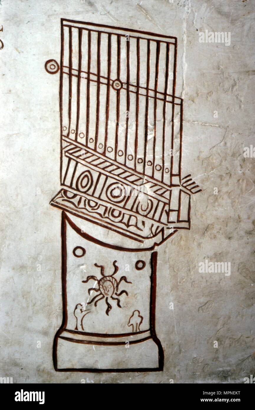 Roman Hydraulic Organ, church of St. Paul's, Rome, 4th century. Artist ...