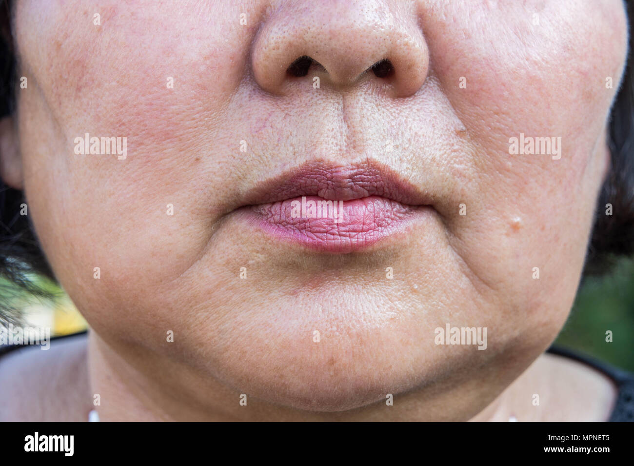Woman older fat hi-res stock photography and images - Alamy