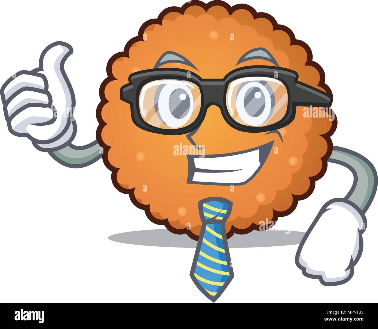Businessman cookies character cartoon style Stock Vector Image & Art ...