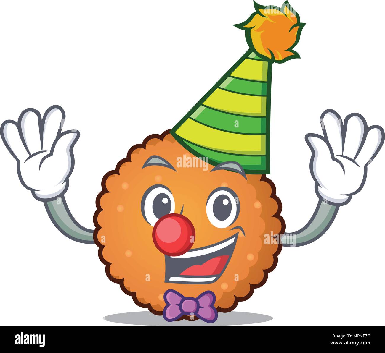 Clown cookies mascot cartoon style Stock Vector Image & Art - Alamy