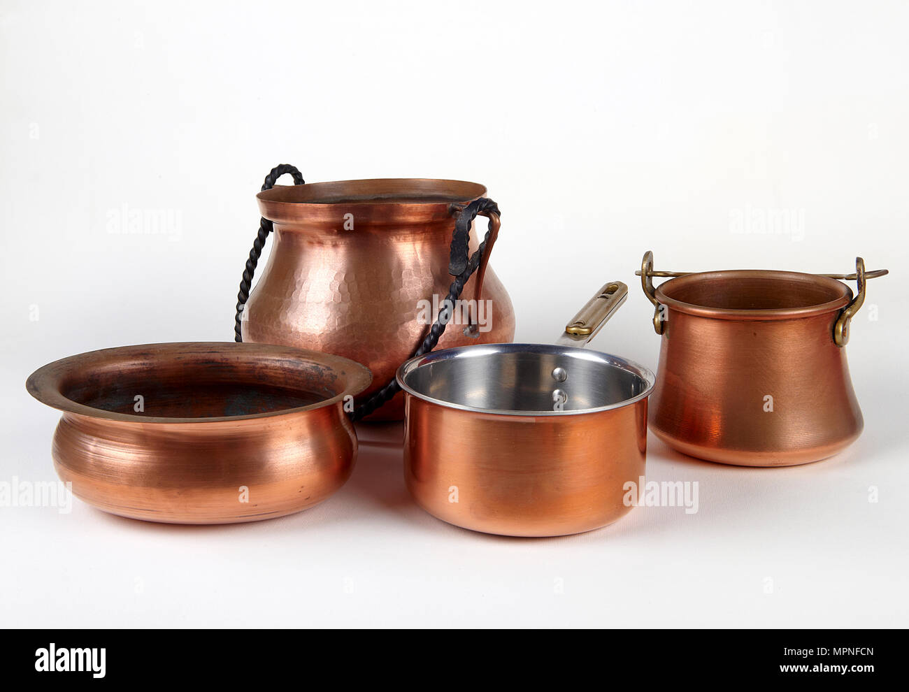 some handicrafts of copper Stock Photo - Alamy
