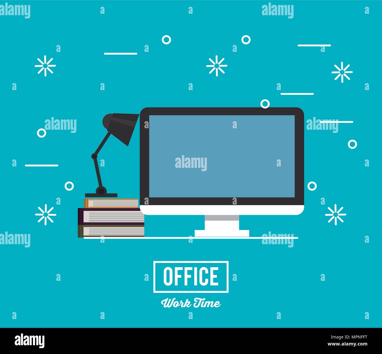 Office work time Stock Vector Image & Art - Alamy