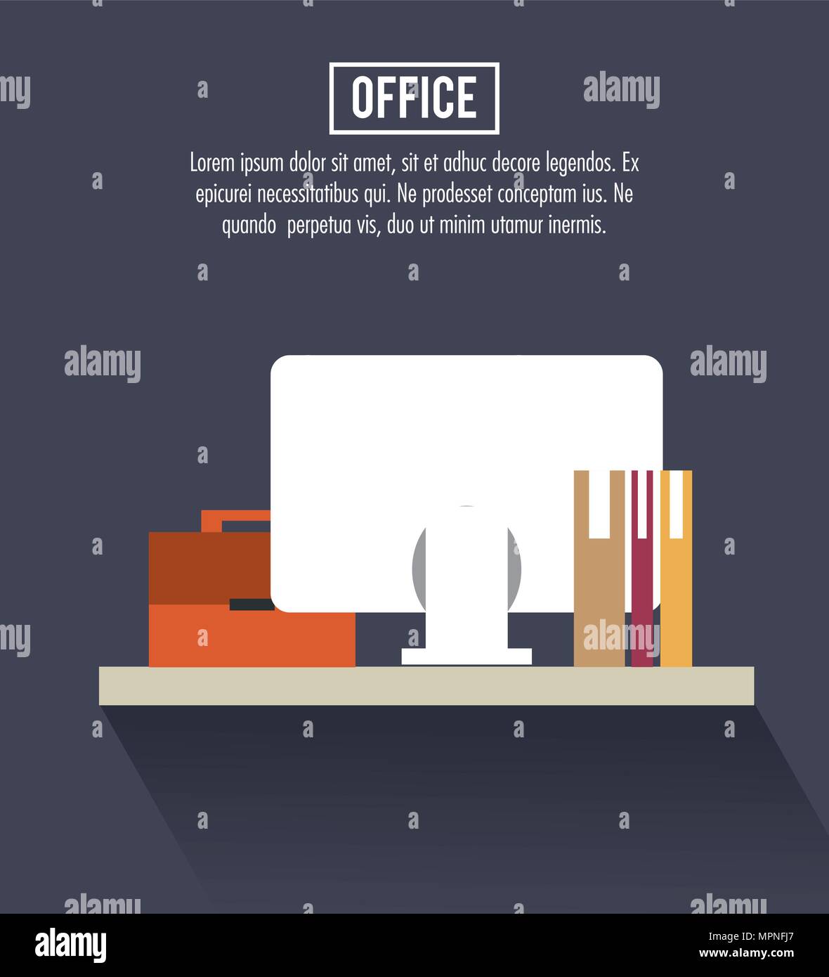 Office files shelf Stock Vector Images - Alamy