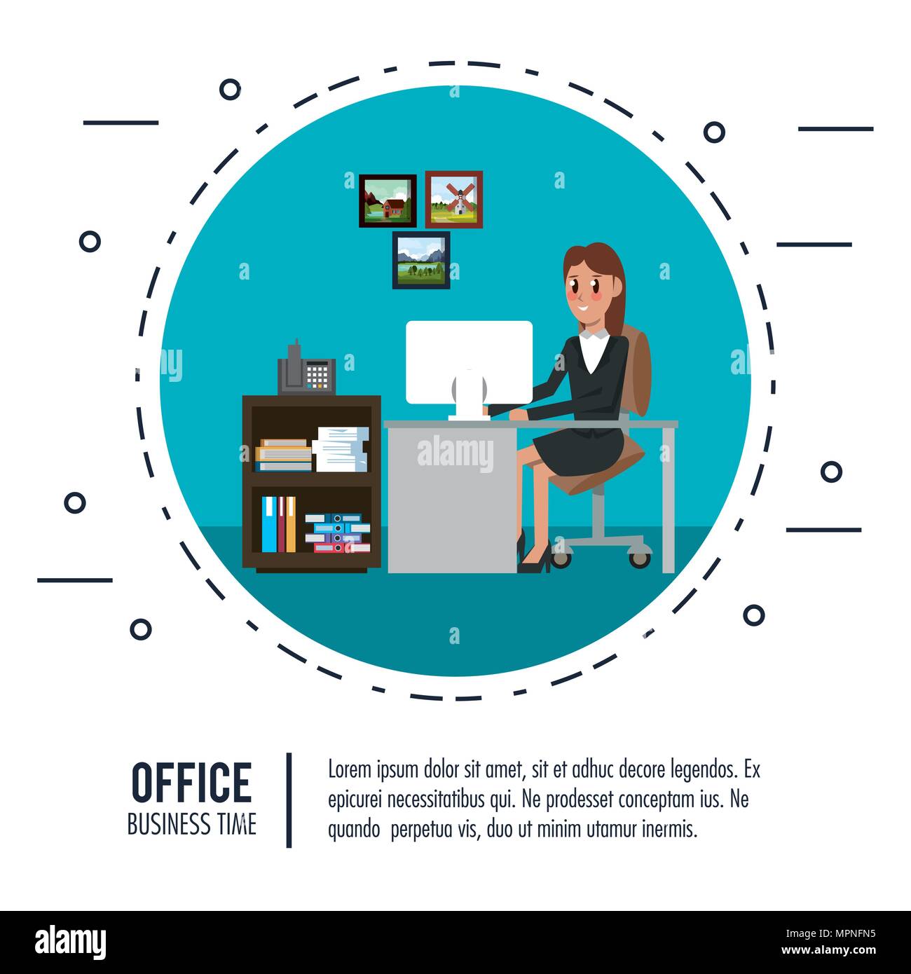 Office pictures Cut Out Stock Images & Pictures - Alamy