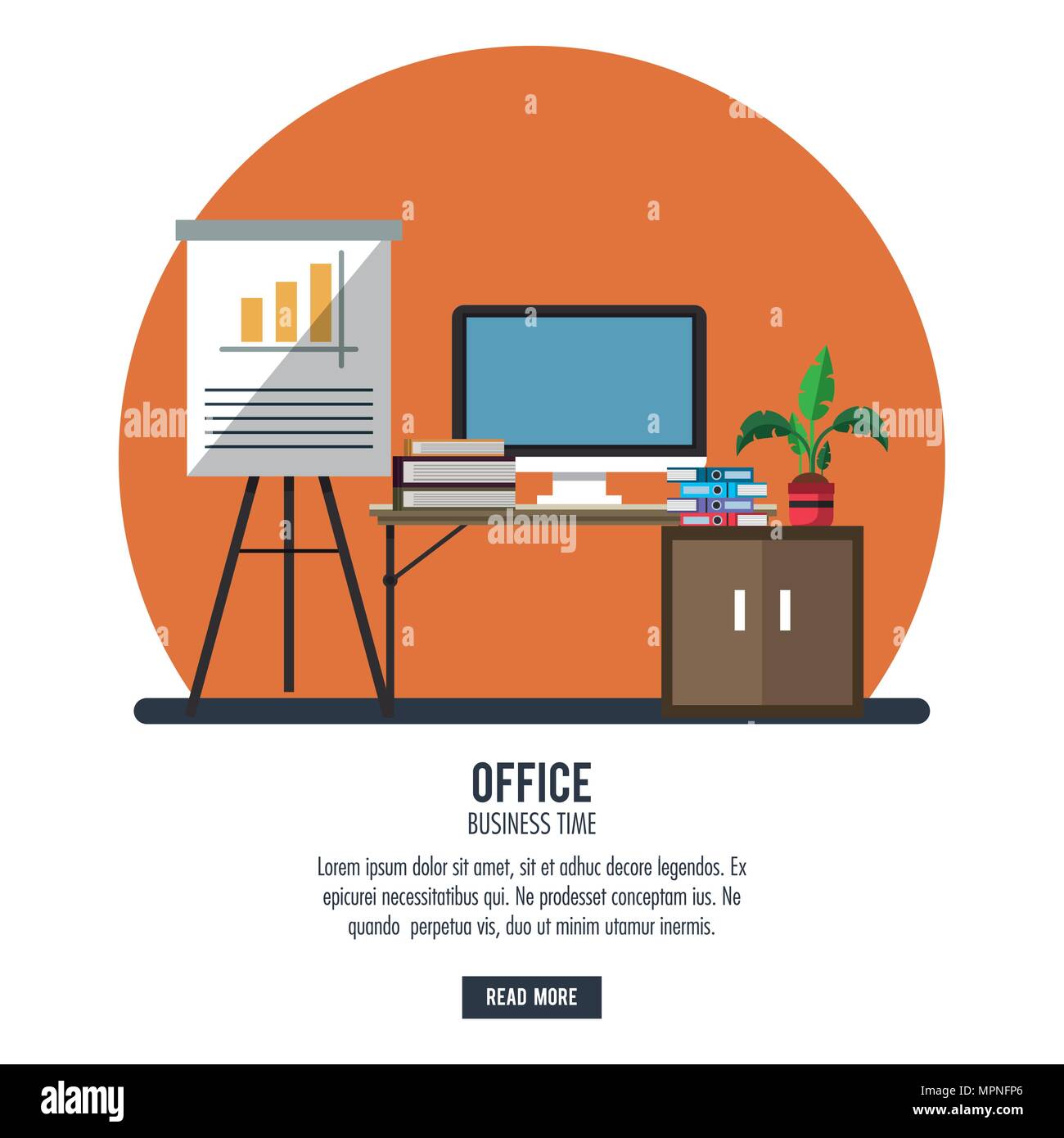 Workplace items Cut Out Stock Images & Pictures - Alamy