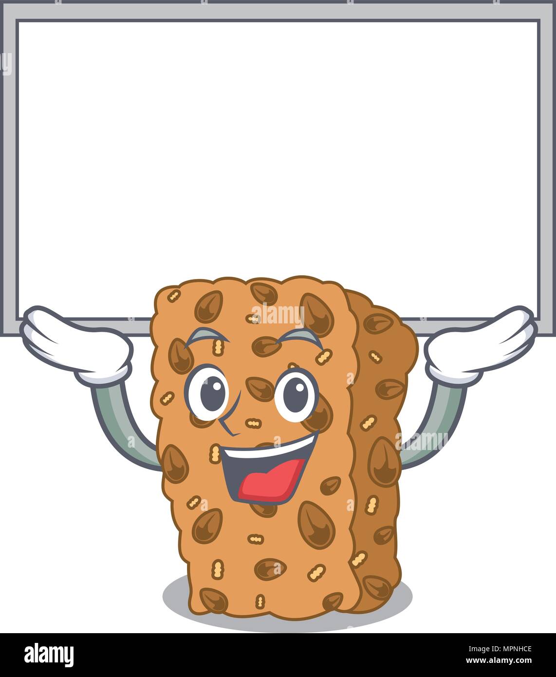Up board granola bar character cartoon Stock Vector Image & Art - Alamy