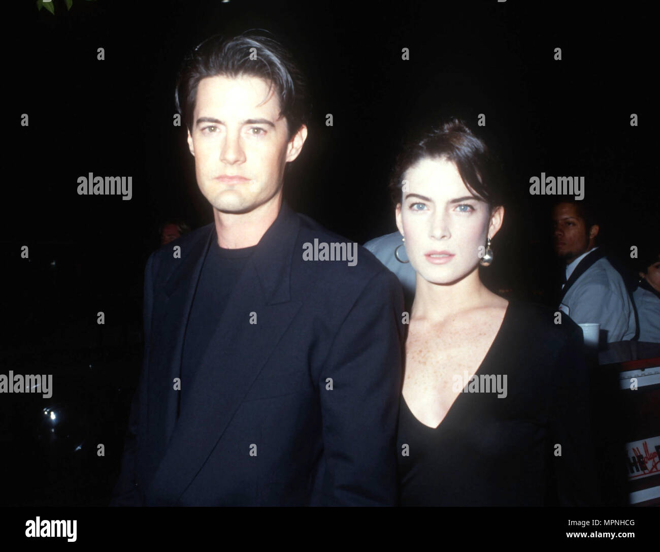 WEST HOLLYWOOD, CA - FEBRUARY 23: (L-R) Actor Kyle MacLachlan and ...