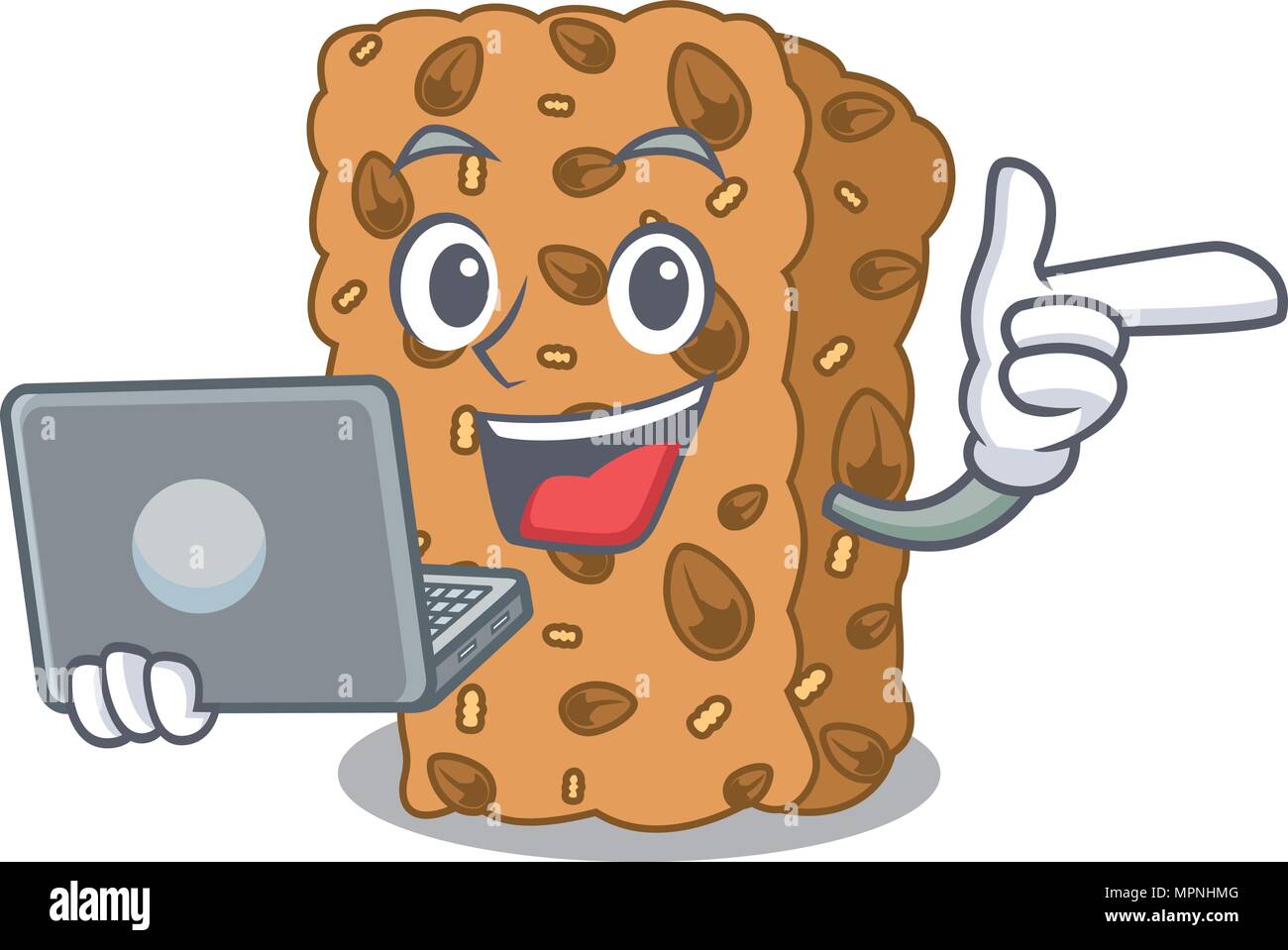 Granola bar protein bar Stock Vector Images - Alamy