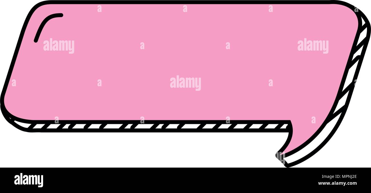 square note chat bubble message vector illustration Stock Vector Image ...