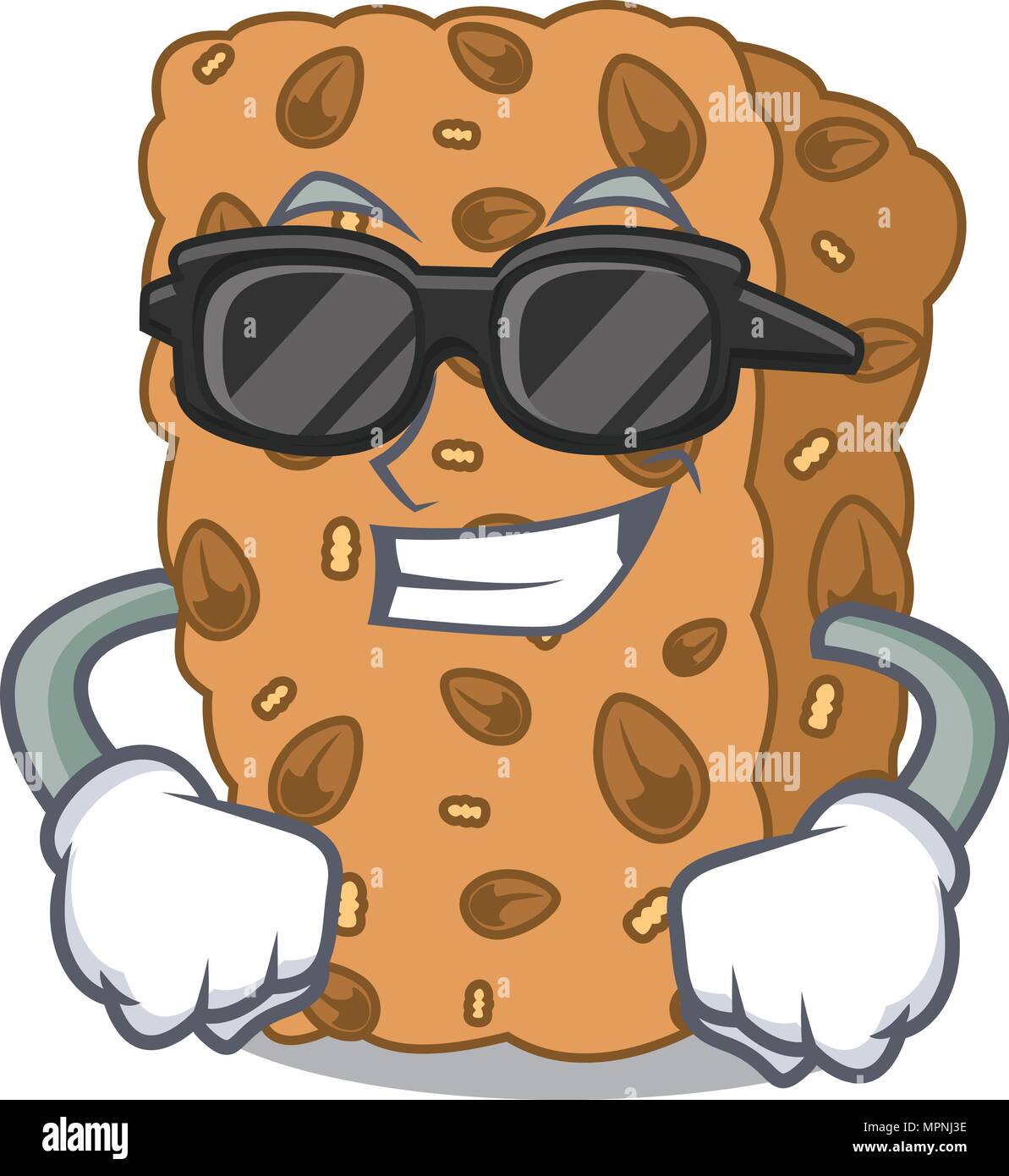 Super cool granola bar character cartoon Stock Vector Image & Art - Alamy