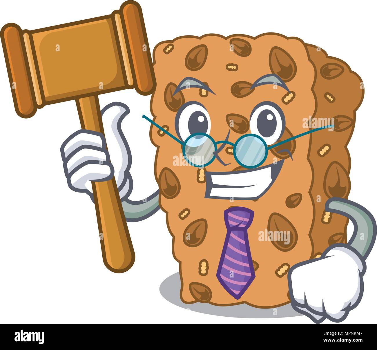 Granola bar almond Stock Vector Images - Alamy