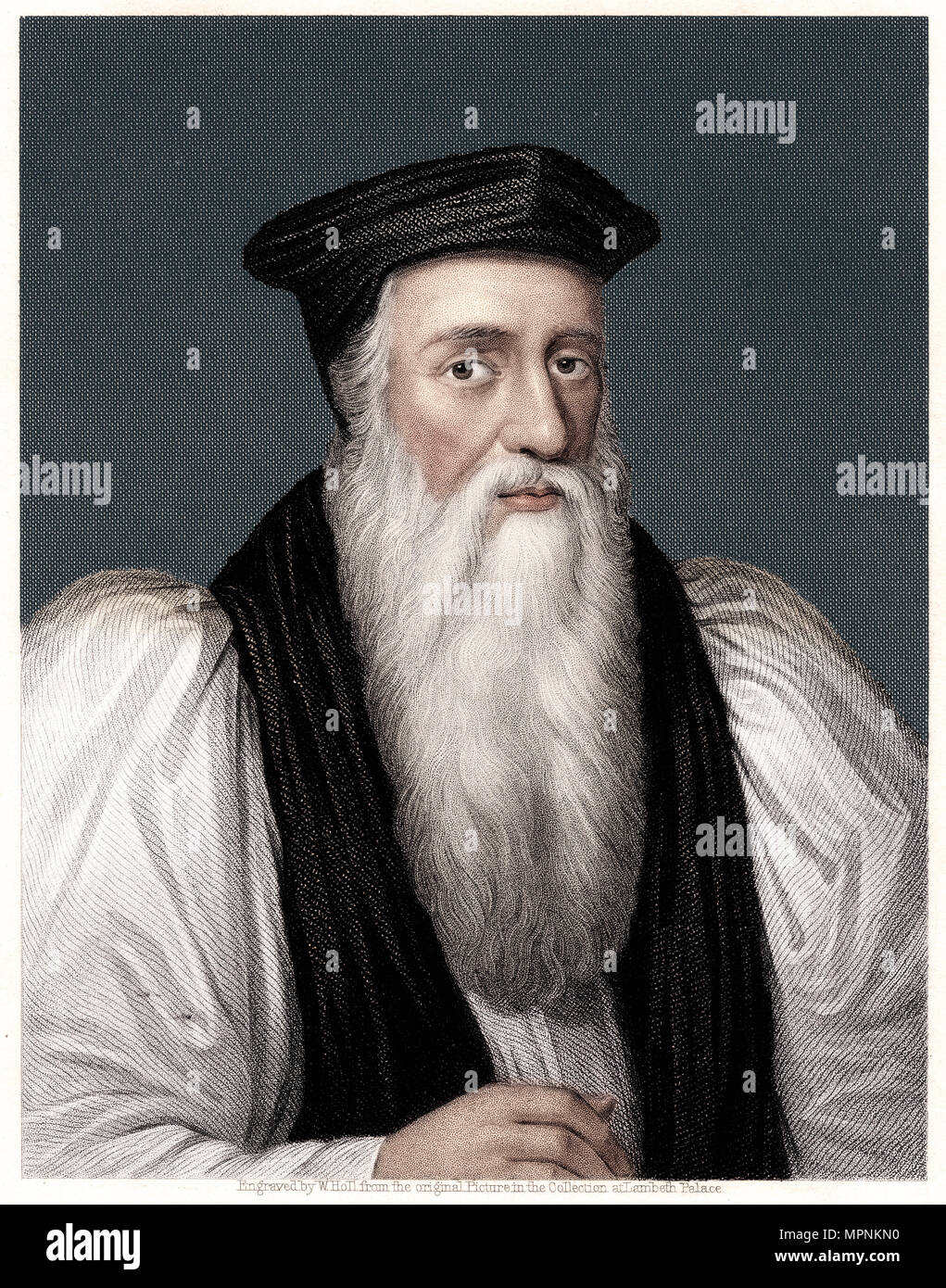 'Cranmer', 19th century. Artist: William Holl Stock Photo - Alamy