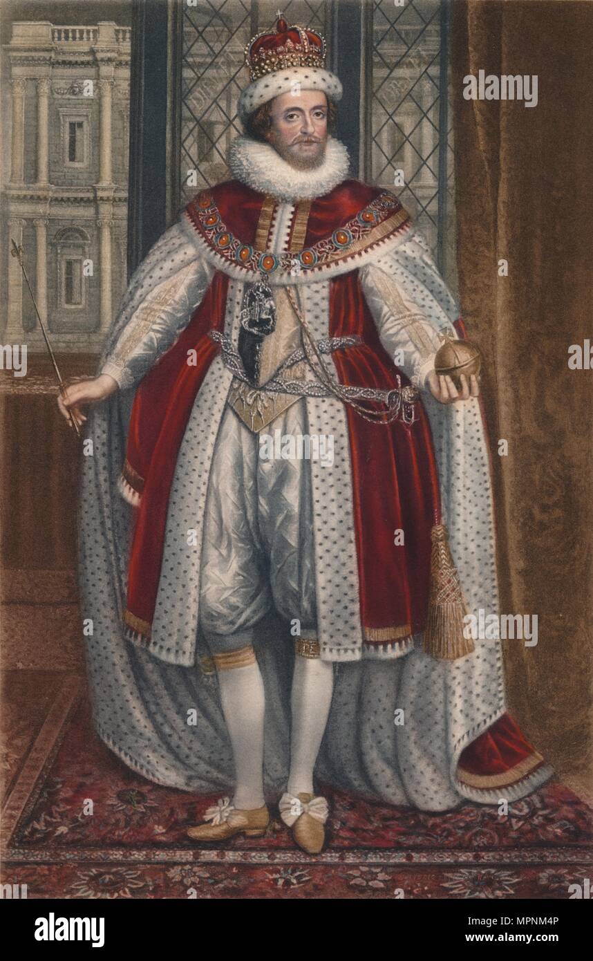King james i hi-res stock photography and images - Alamy