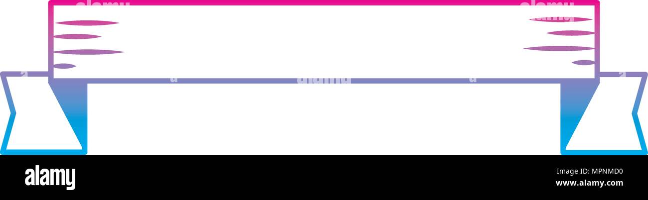 degraded line holiday ribbon celebration object decoration vector ...