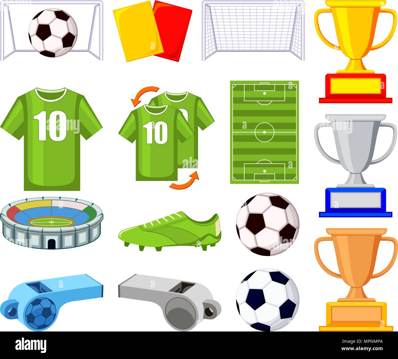 Football and pedestal and referee Stock Vector Images - Alamy