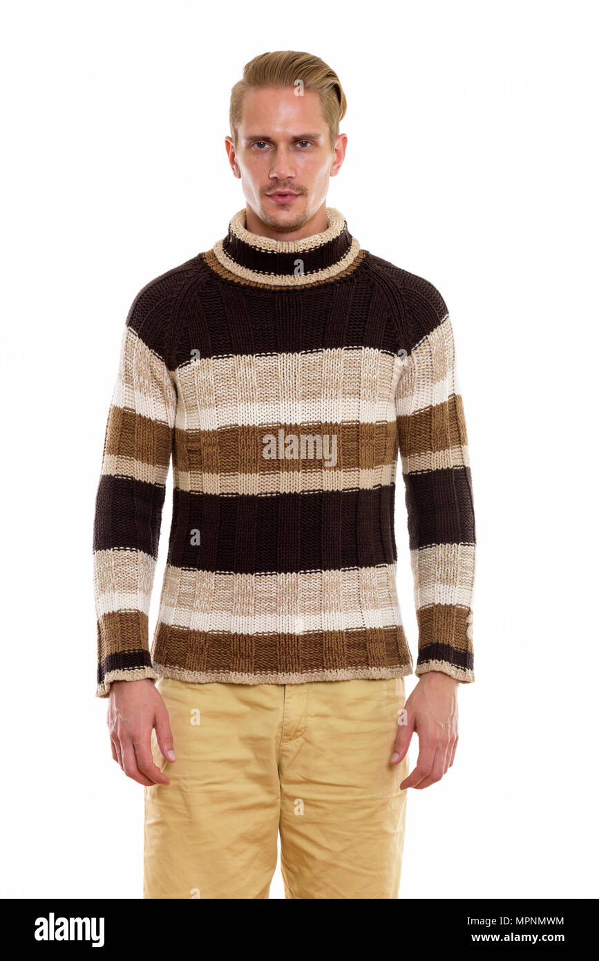 Portrait handsome young man standing hi-res stock photography and ...