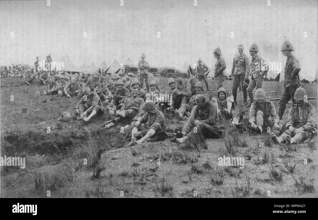 'Feet Inspection at Estcourt', 1902. Artist: Unknown Stock Photo - Alamy