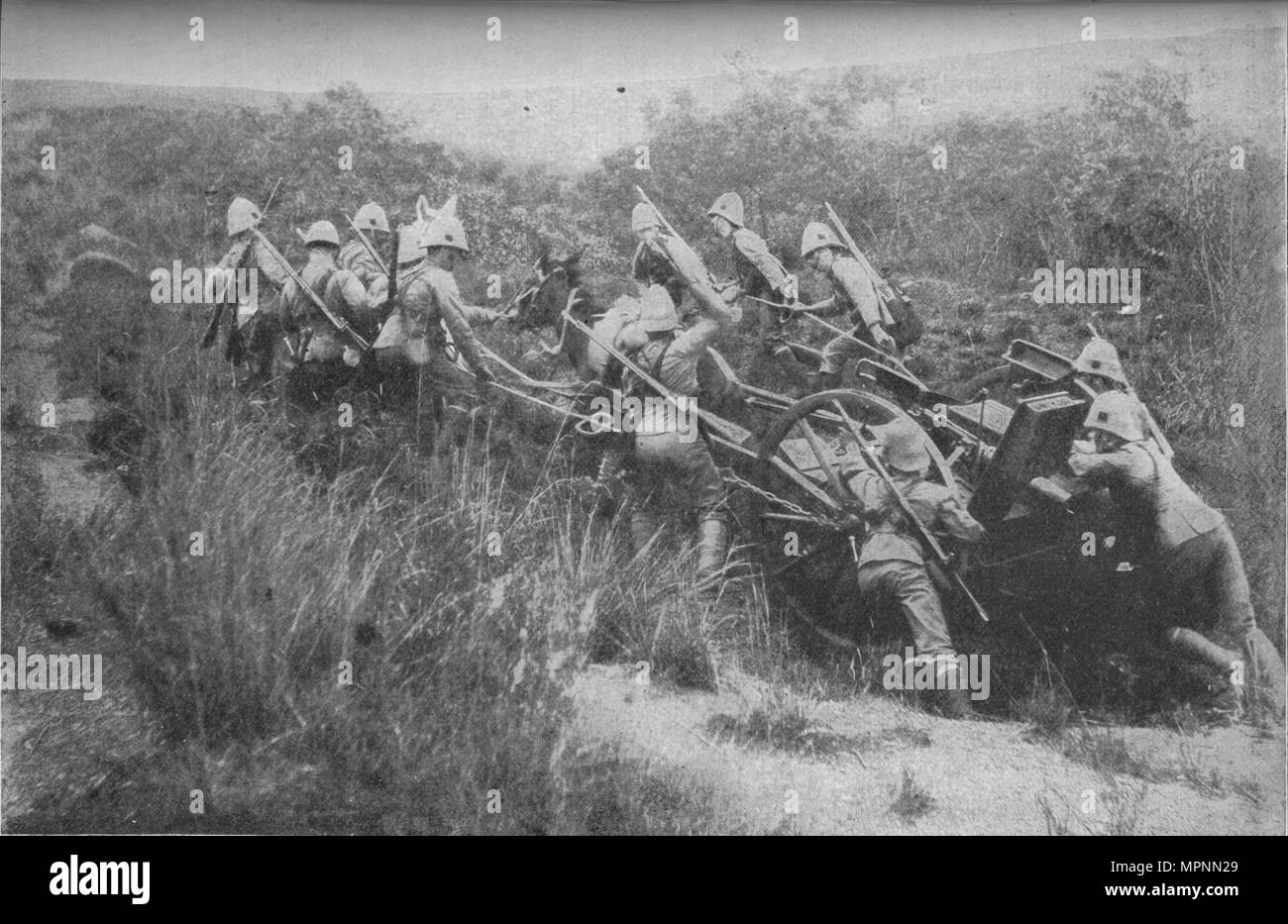 Climbing hillside Black and White Stock Photos & Images - Alamy