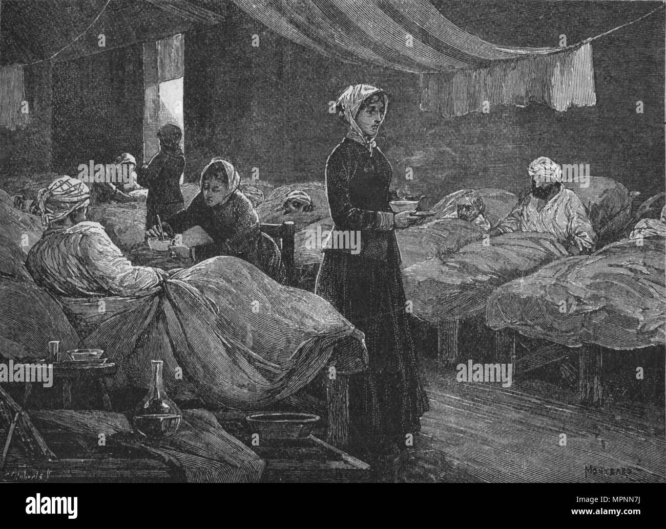 'In The Hospital at Scutari', c1880, (1902). Artist: Unknown Stock ...