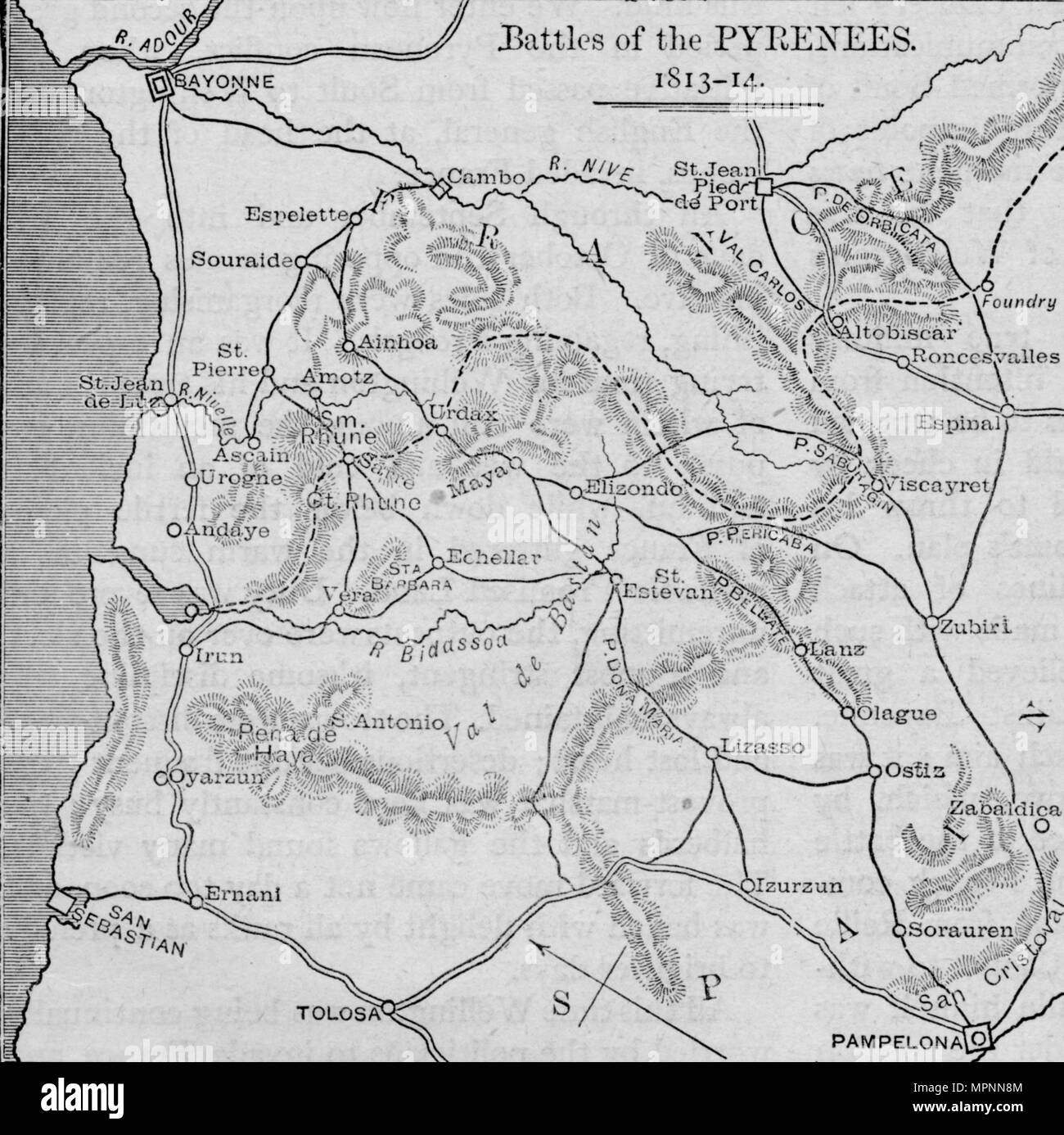 Battle of white mountain map hi-res stock photography and images - Alamy
