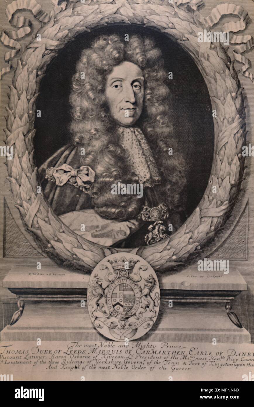 Thomas Osborne, 1st Duke of Leeds, English statesman, c1694 (1894 ...