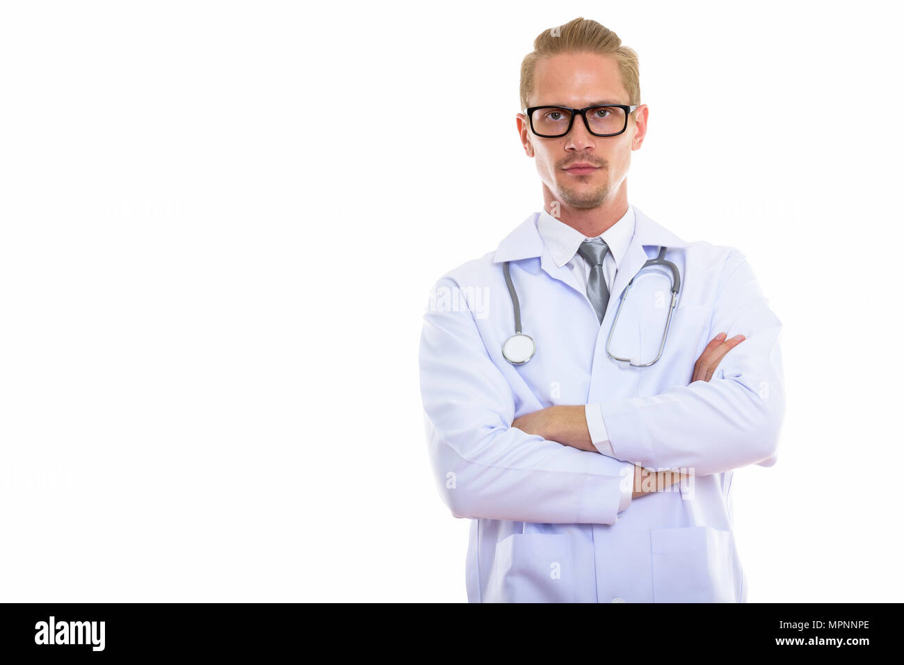 Doctor portrait arms crossed hi-res stock photography and images - Alamy