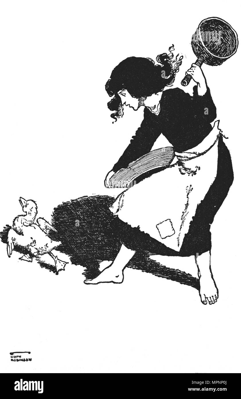 'The Poor Duckling Was Scorned By All', c1930. Artist: W Heath Robinson ...
