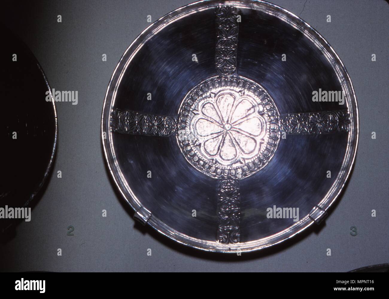Silver Bowl from Sutton Hoo Ship Burial, Anglo-Saxon, c7th century ...