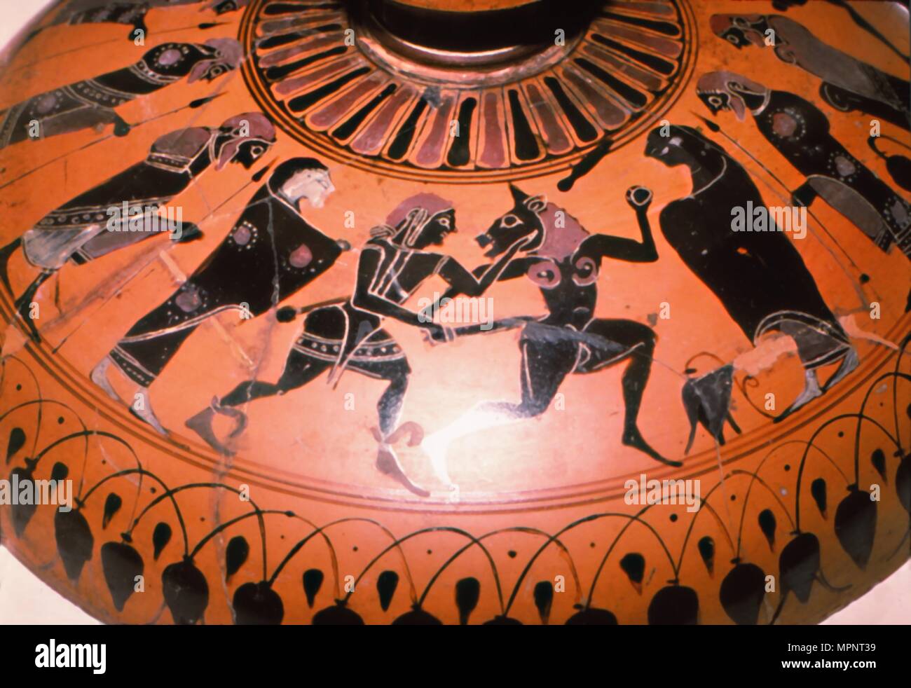 Minotaur greek painting hi-res stock photography and images - Alamy