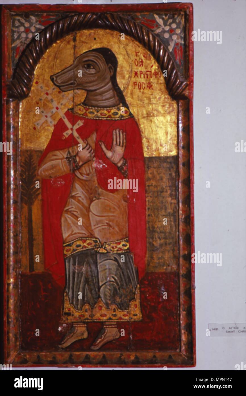 Saint christopher icon hi-res stock photography and images - Alamy