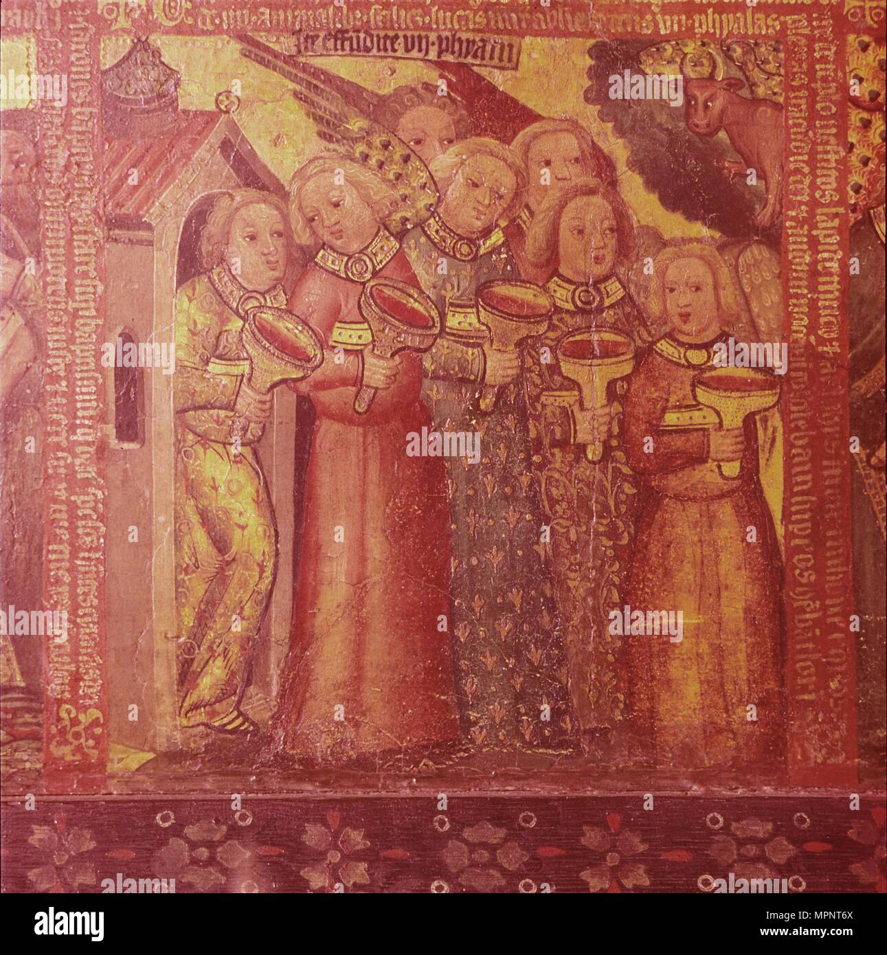 Seven Angels with Seven Vials, 14th-15th century. Artist: Master ...