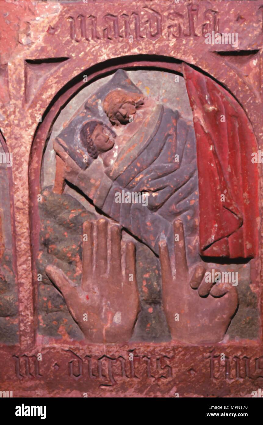 'Do not commit adultery', The Ten Commandments, c20th century. Artist ...